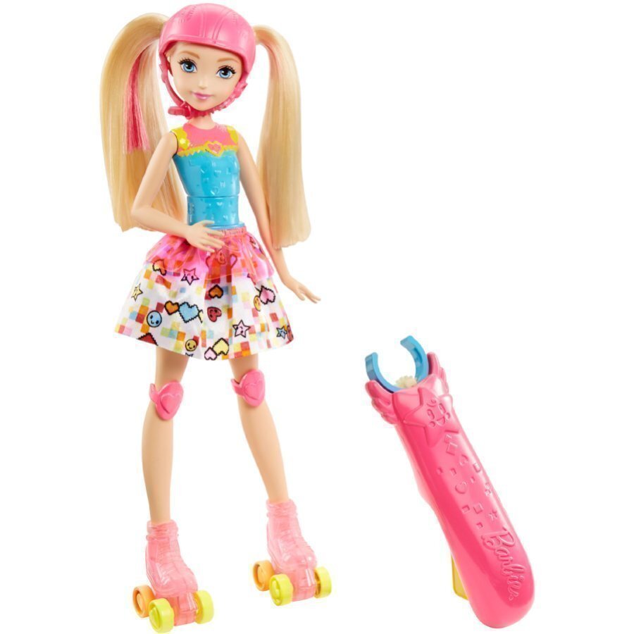 Barbie Videopelisankari Rullaluistelija Lastentarvikekauppa fi Barbie Videopelisankari Rullaluistelija Lastentarvikekauppa fi