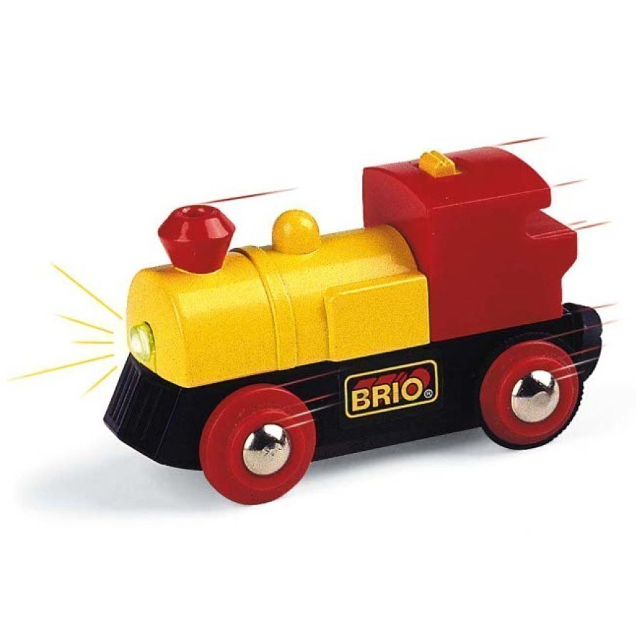 Brio Paristokäyttöinen Veturi Keltainen 33594 - Lastentarvikekauppa.fi