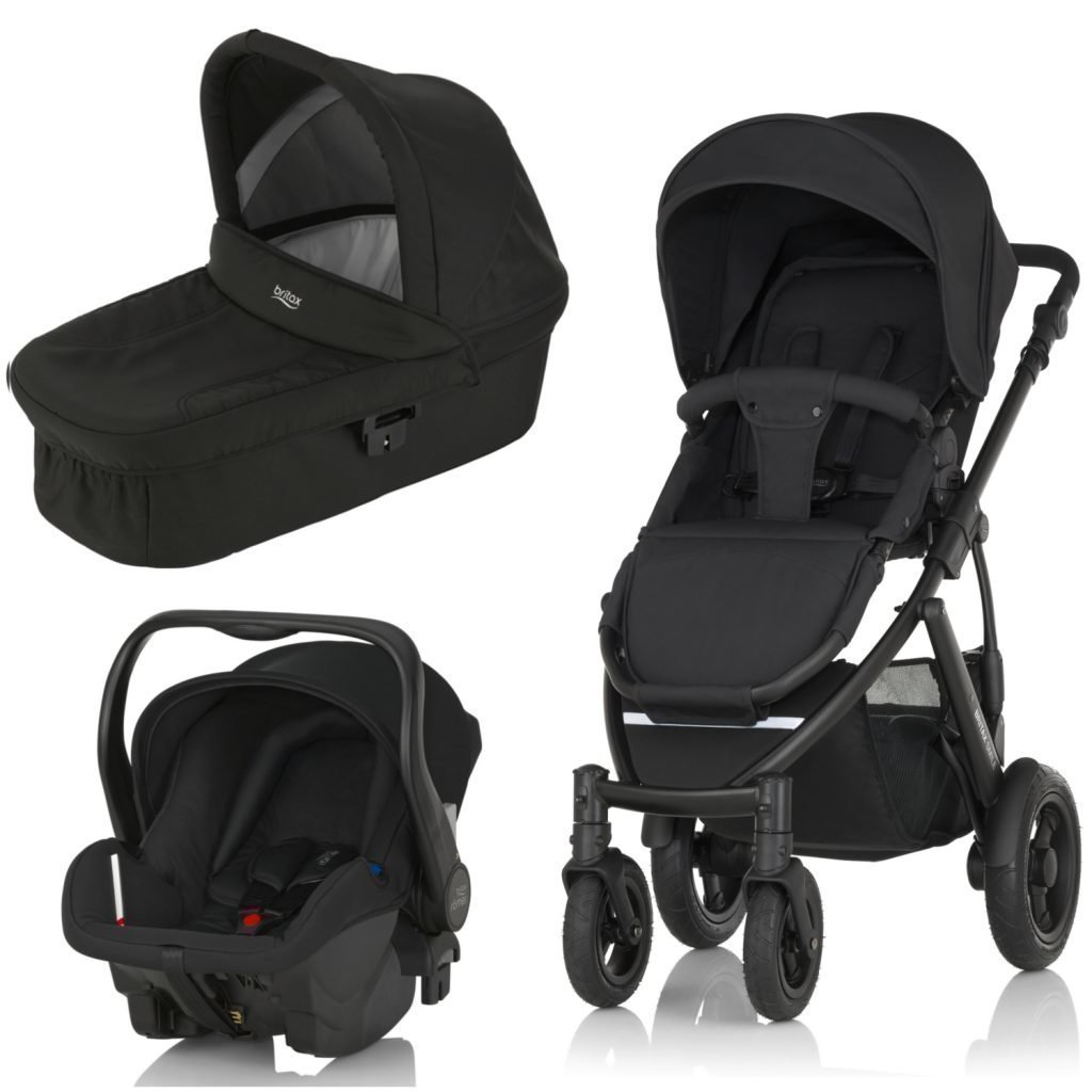 Britax Smile 2 Yhdistelmävaunut Cosmos Black + Britax Römer Primo 2016 ...