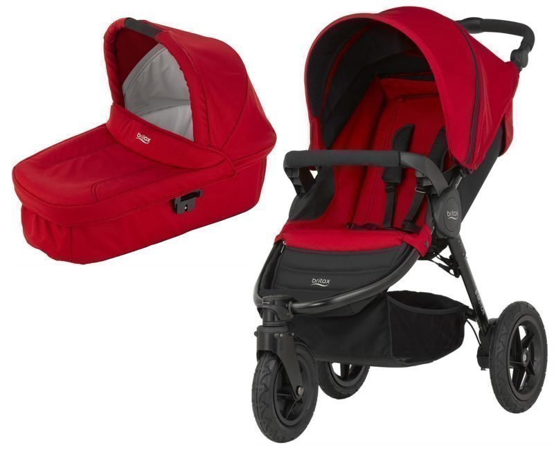 Britax Yhdistelmävaunut B Motion 3 2016 Flame Red - Lastentarvikekauppa.fi
