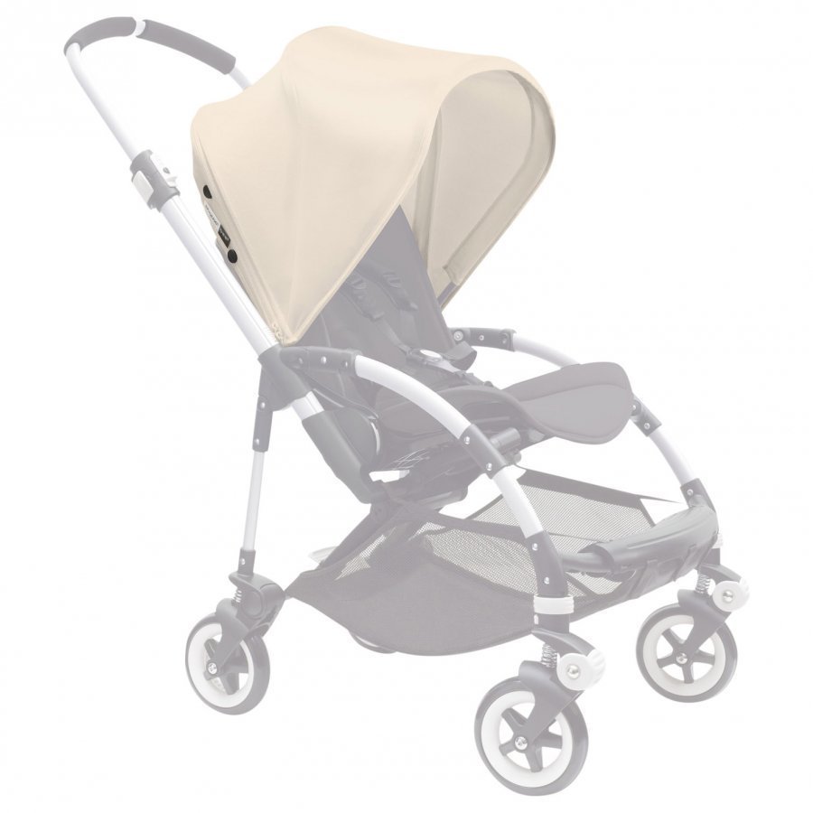 Bugaboo Bee³ Sun Canopy Off White Aurinkokuomu - Lastentarvikekauppa.fi