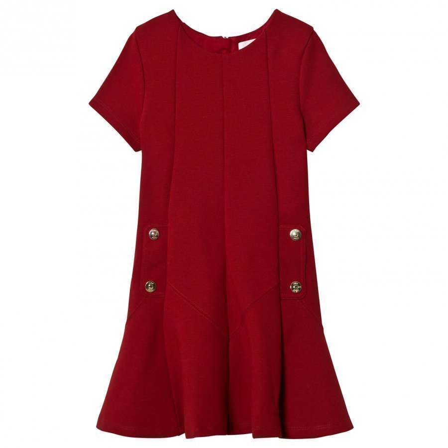 Chloé Red Milano Dress Branded Details Juhlamekko - Lastentarvikekauppa.fi