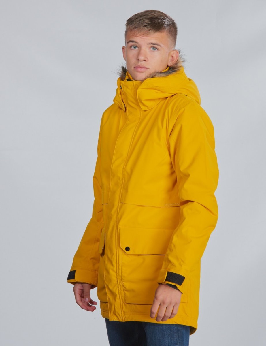 Didriksons Göteborg Bs Yt Parka Takki Keltainen - Lastentarvikekauppa.fi