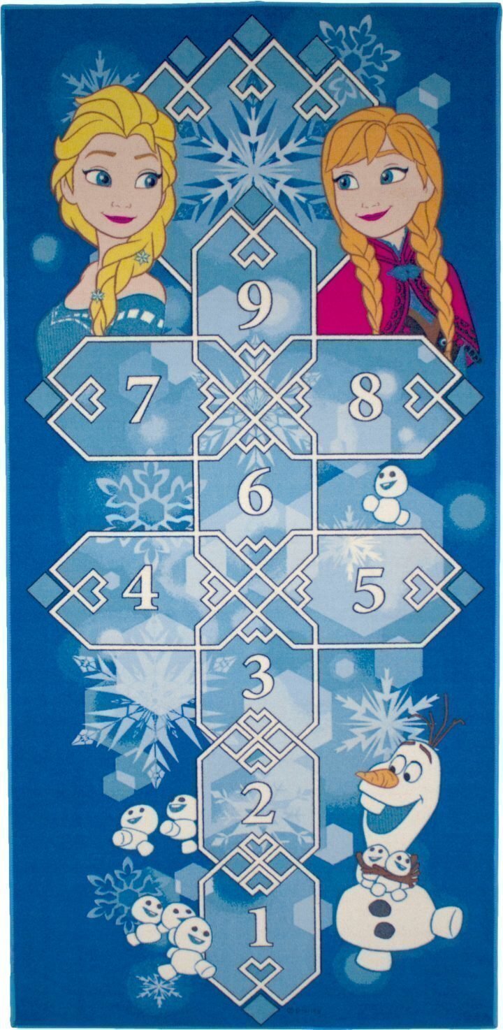 Disney Frozen Matto Hopscotch 95x200 Cm - Lastentarvikekauppa.fi