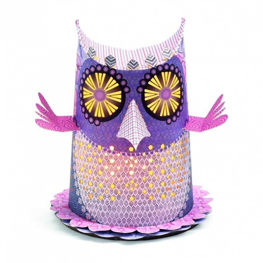 Djeco Owl Mini Night Light Pöytävalaisin - Lastentarvikekauppa.fi