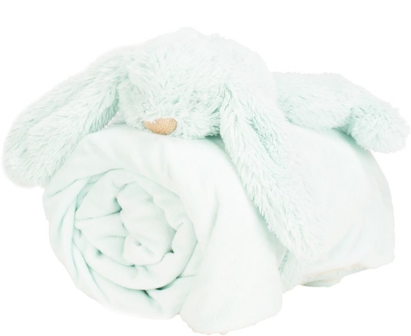 Jox Basic Vauvan Huopa Ja Pehmoeläin Kani Mintunvihreä ...