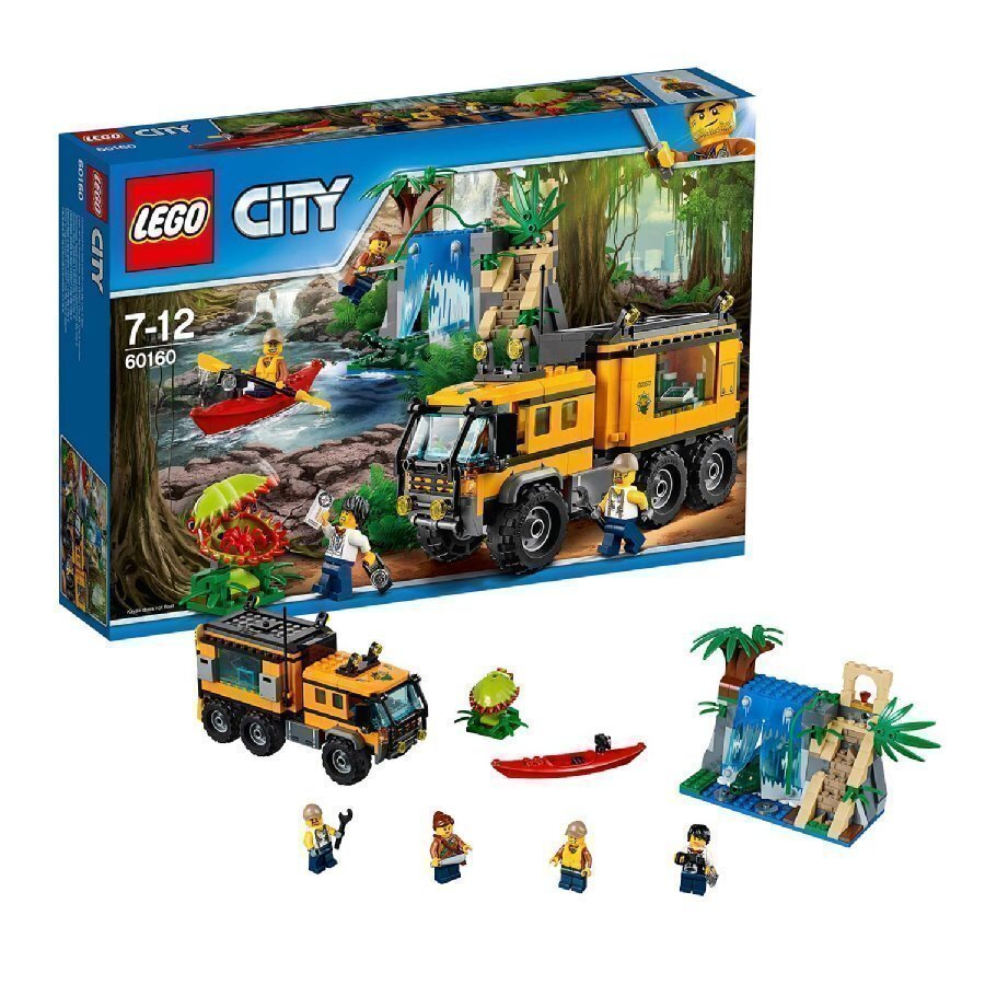 Lego City Viidakko Viidakon Siirrettävä Laboratorio 60160 ...