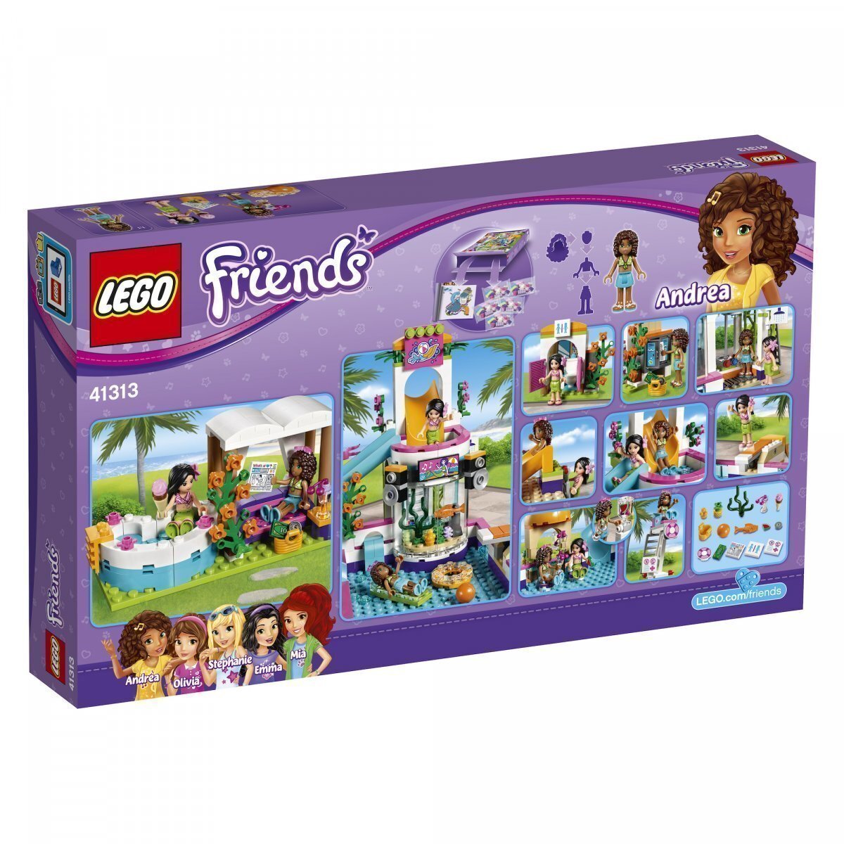 Lego Friends 41313 Heartlaken Kesäuima Allas - Lastentarvikekauppa.fi