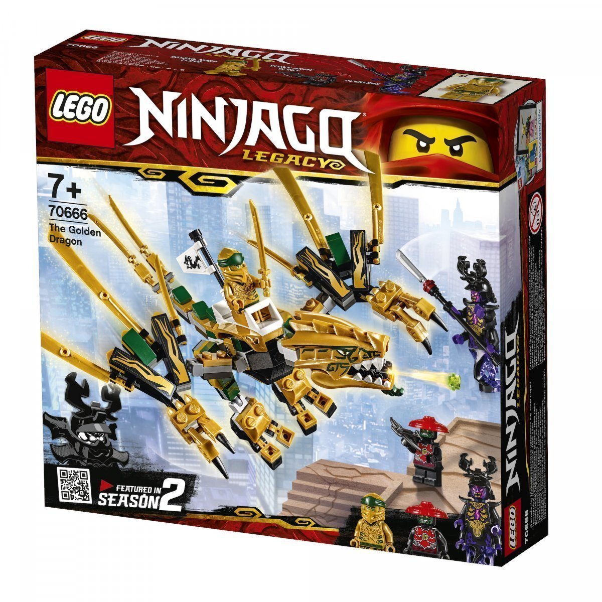 Lego Ninjago 70666 Kultainen Lohikäärme - Lastentarvikekauppa.fi