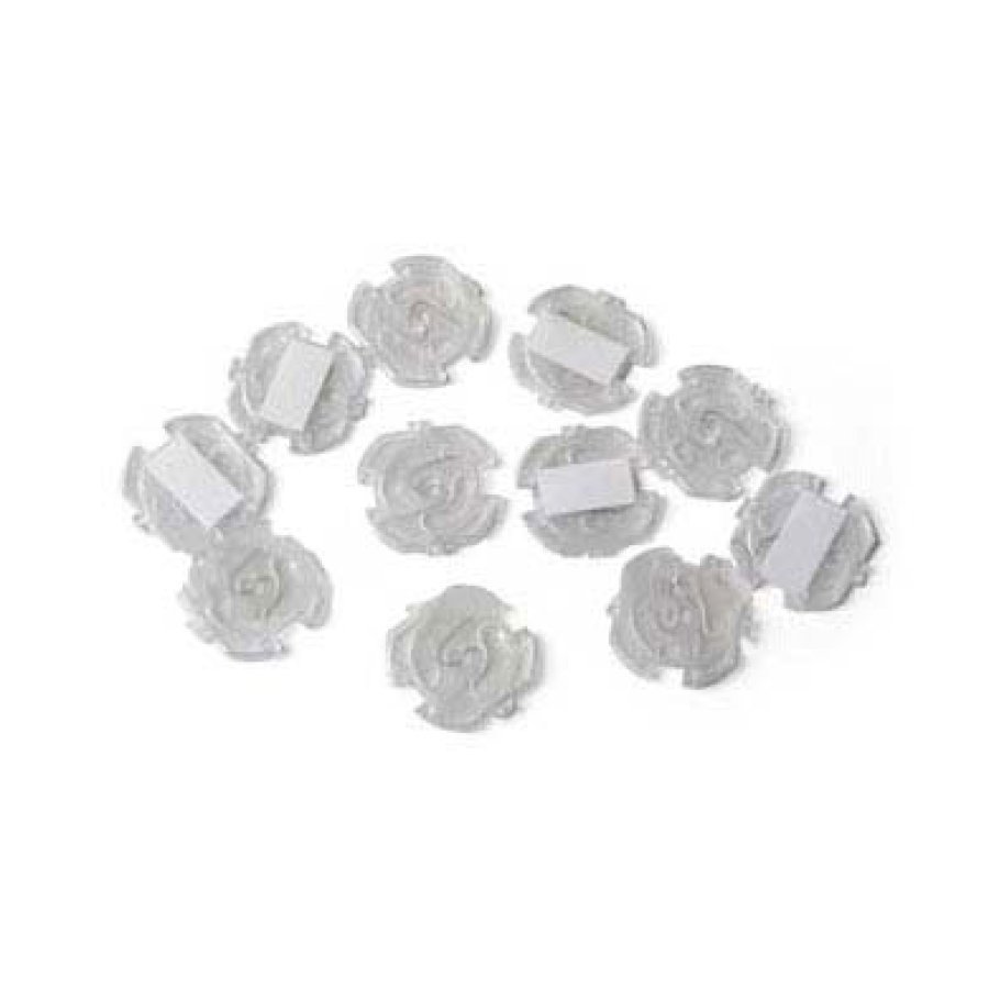 Reer Tarralla Kiinnittyvä Pistorasiansuoja 10 Kpl Läpinäkyvä ...