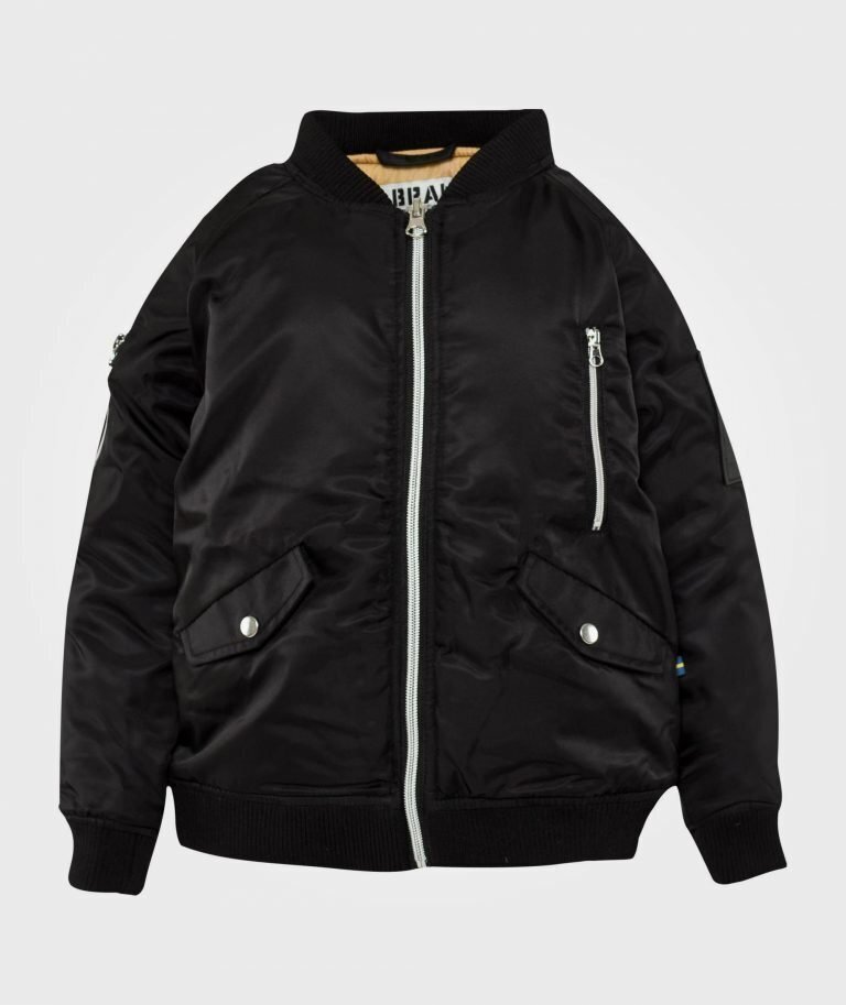 The Brand Bomb Jacket Black Bomber Takki - Lastentarvikekauppa.fi