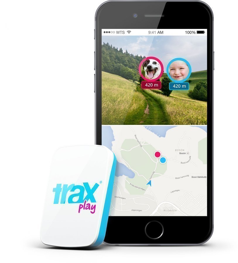 Trax Play Gps Tracker Blue Itkuhälytin - Lastentarvikekauppa.fi