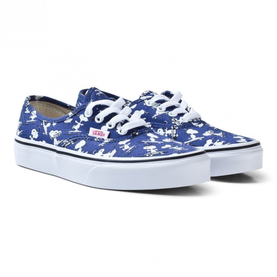 Vans X Peanuts Authentic Shoes Snoopy/Ink Blue Klassiset Kengät ...